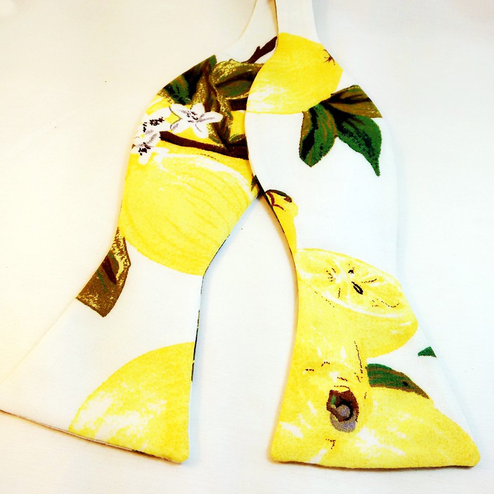 Lemon Bow Tie – Zepherra Hommes